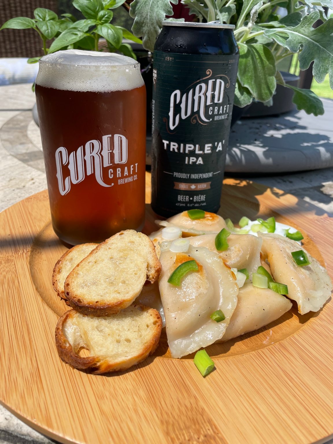 Cured Craft Brewing Triple ‘A’ IPA with Potato , Cheddar Cheese ...