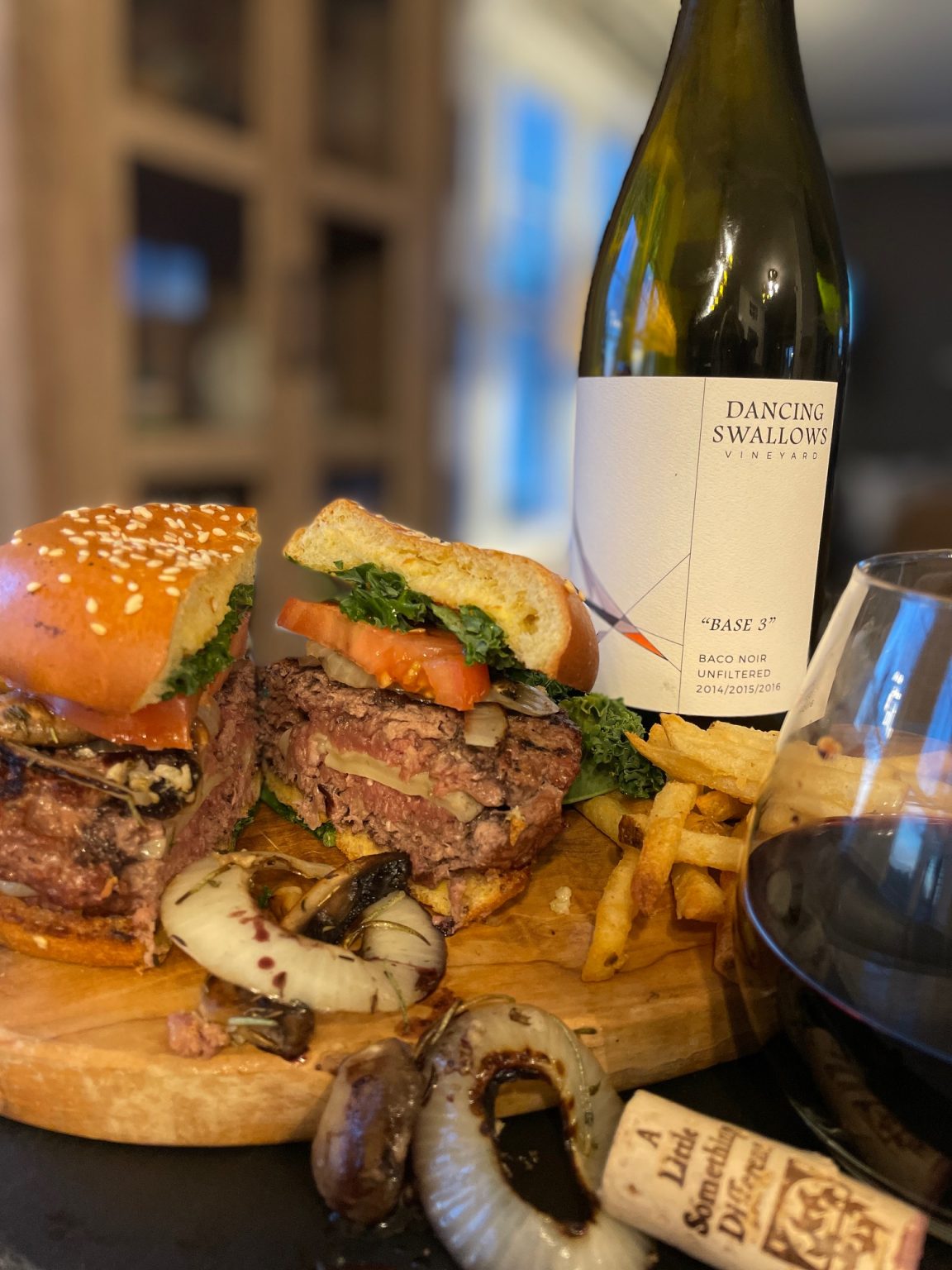 Dancing Swallows 2014/15/16 “Base 3” Baco Noir with the Red Wine Burger